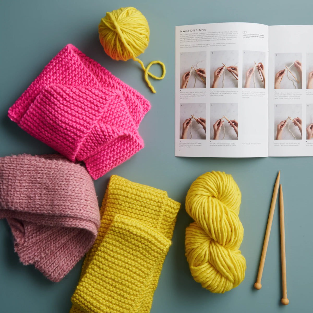 Learn to Knit Kit – New Lane Road Mercantile