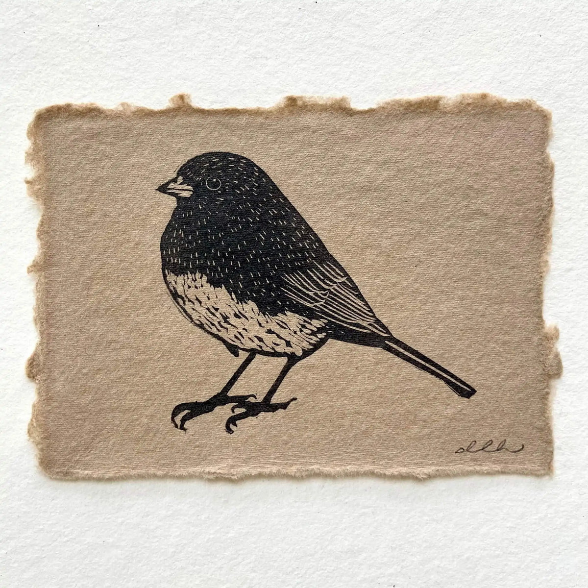 Junco Block Print – New Lane Road Mercantile