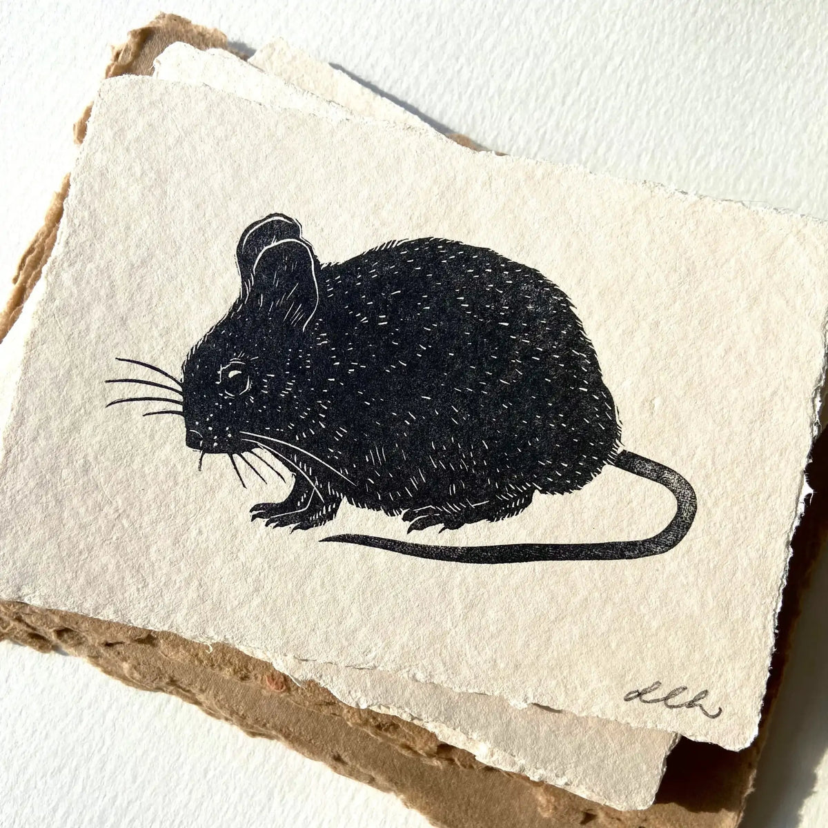 Mouse Block Print – New Lane Road Mercantile