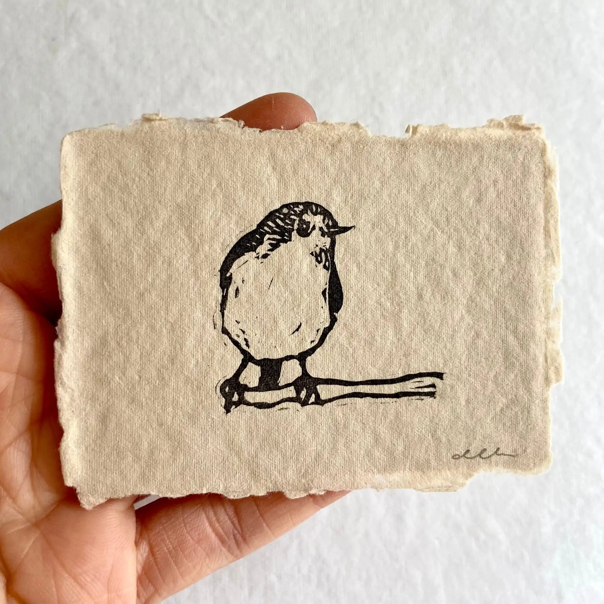 Mini Robin Block Print – New Lane Road Mercantile