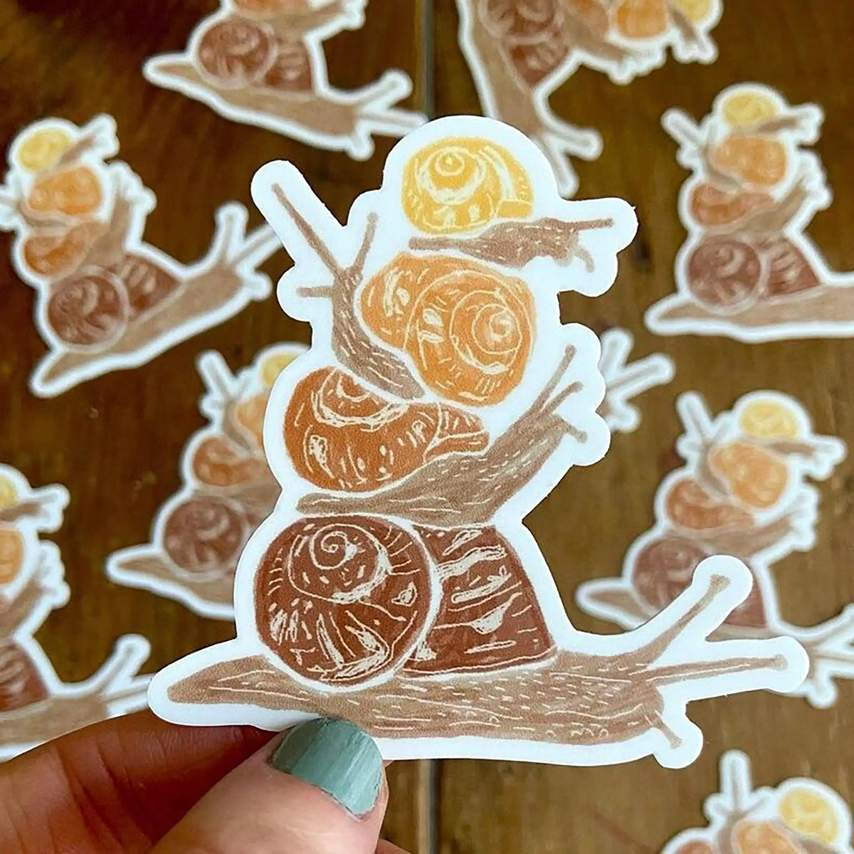 Snail Tower Block Print Vinyl Sticker – New Lane Road Mercantile