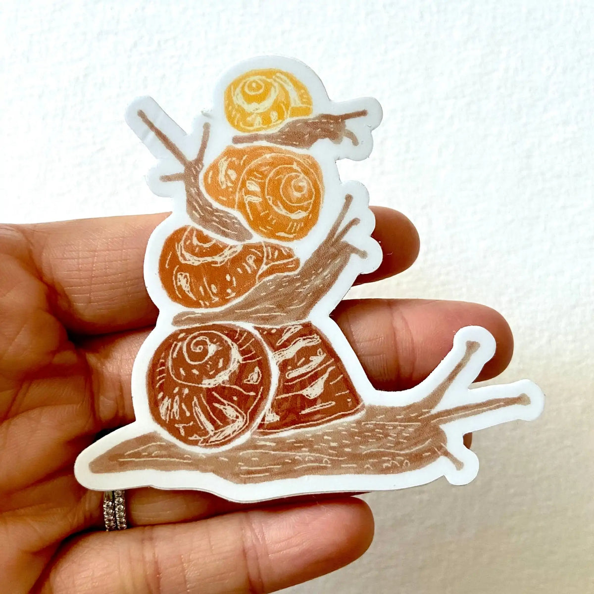 Snail Tower Block Print Vinyl Sticker – New Lane Road Mercantile