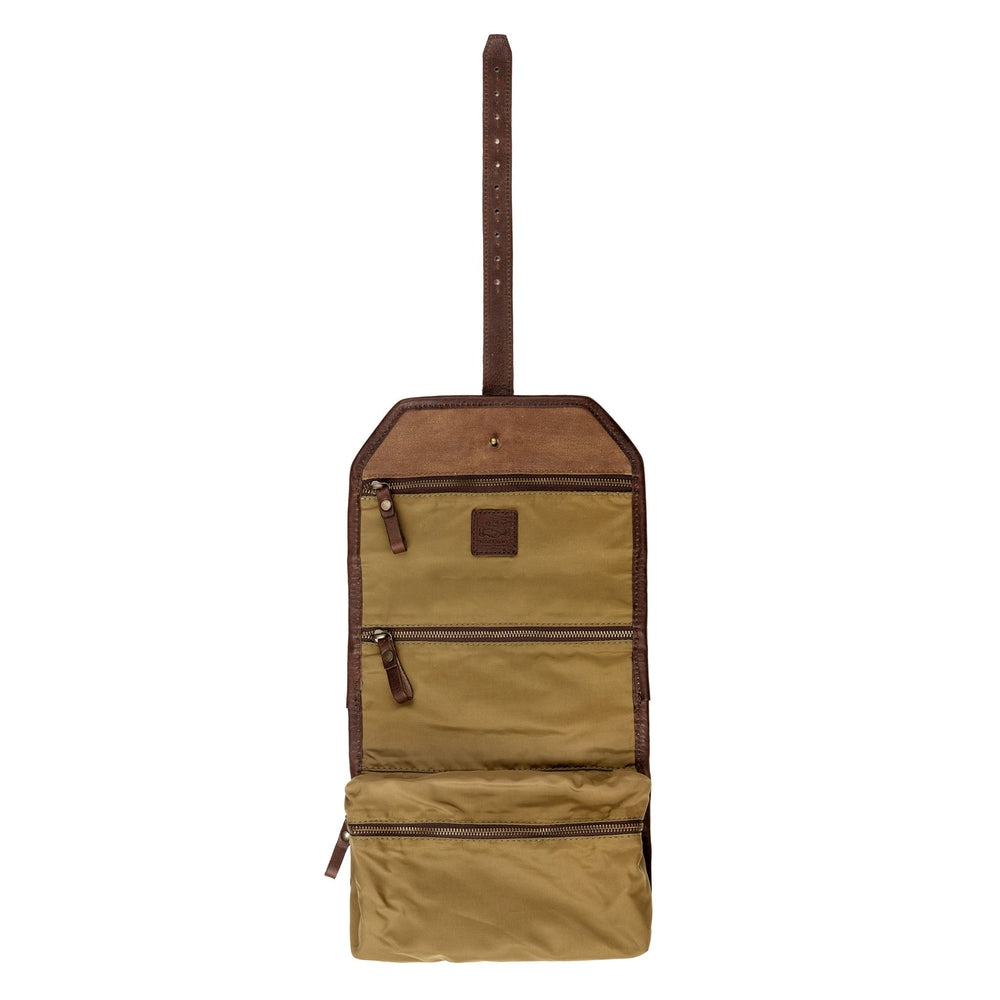 Campaign Waxed Canvas Roll-Up Toiletry Shave Kit – New Lane Road Mercantile